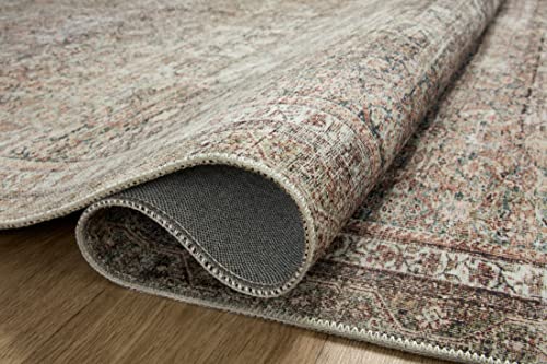 Chris Loves Julia x Loloi Jules Collection JUL-09 Ink / Terracotta, Traditional 8'-6" x 11'-6" Area Rug