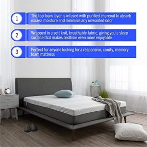 Sleepy's by Mattress Firm | Memory Foam Snug Mattress | Twin | 8" Medium Comfort | Pressure Relief | Moisture Wicking Breathable | Adjustable Base Friendly