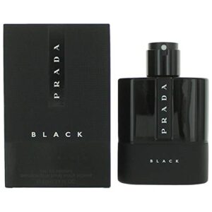 prada luna rossa black by prada for men eau de parfum spray, 3.4 ounce