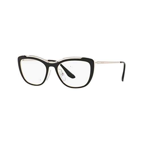 Prada PR 04VV Women's Eyeglasses Black/Ivory 51