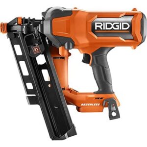 ridgid 18v brushless cordless 21° 3-1/2 in. framing nailer (tool only)