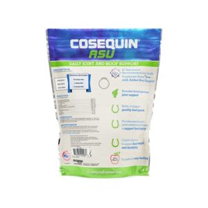 Nutramax Cosequin ASU Joint & Hoof Pellets Joint Health Supplement for Horses - Pellets with Glucosamine, Chondroitin, MSM, and Biotin, 1200 Grams