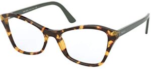 prada pr 11xv – 7s01o1 eyeglass frame medium havana w/demo lens 53mm