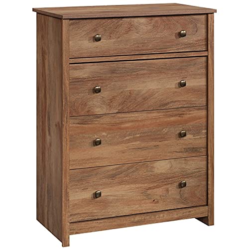 Sauder River Ranch 4-Drawer Dresser Chest in Sindoori Mango, Sindoori Mango Finish