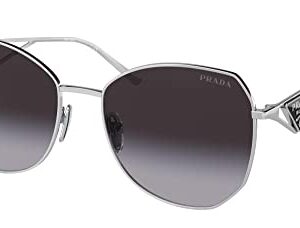 Prada PR 57YS Silver/Dark Grey 57/18/140 women Sunglasses