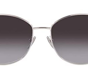 Prada PR 57YS Silver/Dark Grey 57/18/140 women Sunglasses