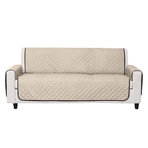 Furhaven Sofa Slipcover Water-Resistant Reversible Two-Tone Furniture Protector Cover - Espresso/Clay, Sofa