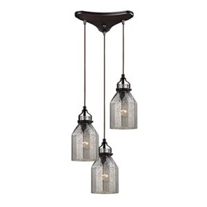 elk home 46009/3 danica configurable multi pendant in oil rubbed bronze