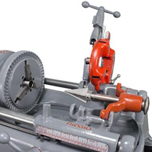 RIDGID® 535 V1 Pipe Threading Machine with 811 Die Head Extra Head Alloy Steel Dies and Reamer (Renewed)