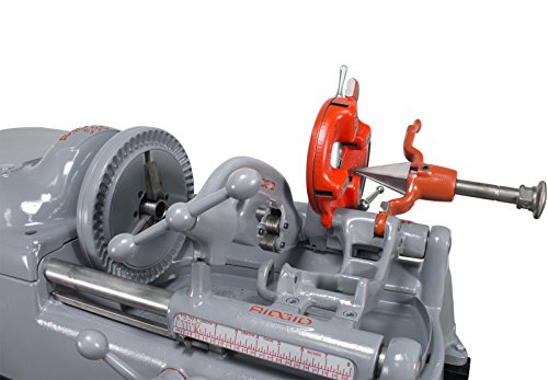 RIDGID® 535 V1 Pipe Threading Machine with 811 Die Head Extra Head Alloy Steel Dies and Reamer (Renewed)