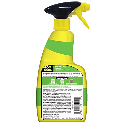 Goo Gone Grout & Tile Cleaner - Stain Remover - 14 Fl. Oz.