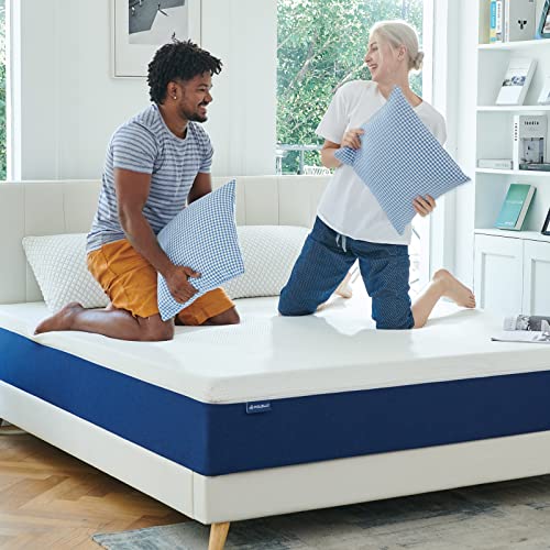 Twin Mattress, Molblly 8 inch Gel Memory Foam Mattress with CertiPUR-US Bed Mattress in a Box for Sleep Cooler & Pressure Relief, Twin Size