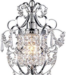 Whse of Tiffany RL4025 Jess Crystal Chandelier, 1 11" x 15", Chrome