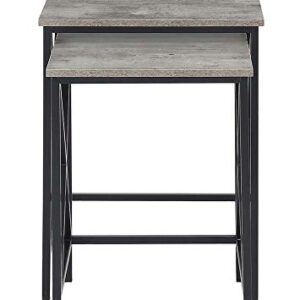 Convenience Concepts Tucson Nesting End Tables, Faux Birch