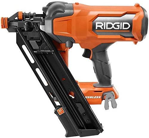 RIDGID 18V Brushless Cordless 30-Degree 3-1/2 in. Framing Nailer (Tool Only) R09895B (RENEWED)