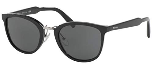 Prada PR 22SS - 1AB1A1 Sunglasses BLACK w/GRAY 52mm