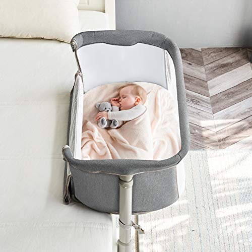 RONBEI Baby Bassinet Bedside Sleeper,Easy to Assemble Bassinets for Baby/Infants