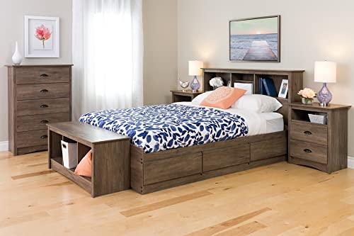 Sonoma 6 Drawer Double Dresser for Bedroom, Drifted Gray