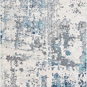 Artistic Weavers Arti Modern Abstract Area Rug,5'3" x 7'3",Dark Blue/Aqua