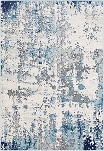 Artistic Weavers Arti Modern Abstract Area Rug,5'3" x 7'3",Dark Blue/Aqua