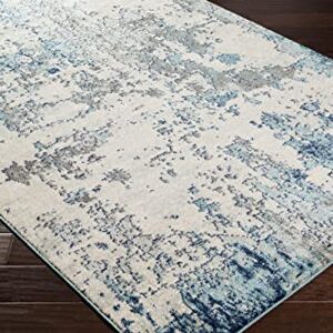 Artistic Weavers Arti Modern Abstract Area Rug,5'3" x 7'3",Dark Blue/Aqua