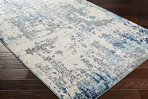 Artistic Weavers Arti Modern Abstract Area Rug,5'3" x 7'3",Dark Blue/Aqua