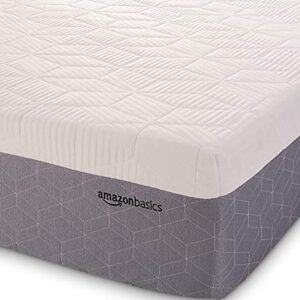 Amazon Basics Cooling Gel-Infused, Medium-Firm Memory Foam Mattress, CertiPUR-US Certified - Queen Size, 12 Inch