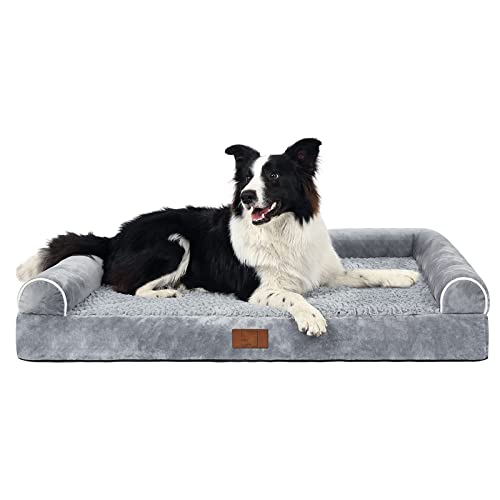 Lazy Lush XL Dog Bed, Dog Beds for Extra Large Dogs, XLarge Dog Bed, Large Dog Bed with Removable Washable Cover, Outdoor Dog Bed, Washable Dog Bed