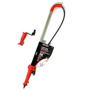 RIDGID 59802 K-6 DH Toilet Auger, 6-Foot & Green Gobbler Drain Clog Dissolver, Drain Opener-Cleaner,Toilet Clog Remover, 31 oz