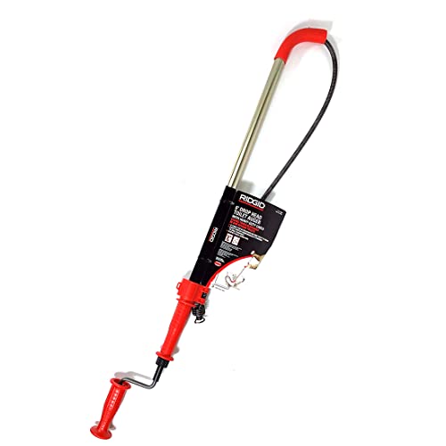 RIDGID 59802 K-6 DH Toilet Auger, 6-Foot & Green Gobbler Drain Clog Dissolver, Drain Opener-Cleaner,Toilet Clog Remover, 31 oz