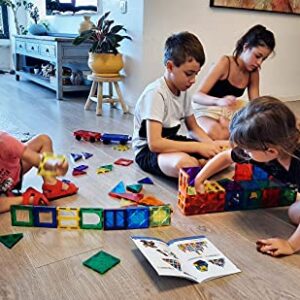 Magnetic Tiles, Toy for 3 4 5 6 Year Old Boys Girls Kids & Toddlers, Magnetic Blocks Building Set, Magnetic Tiles for Kids, STEM Educational Building Toy, Magnet Tiles Toy, Best Gift for 3-8 Year Olds