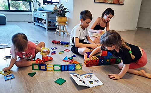 Magnetic Tiles, Toy for 3 4 5 6 Year Old Boys Girls Kids & Toddlers, Magnetic Blocks Building Set, Magnetic Tiles for Kids, STEM Educational Building Toy, Magnet Tiles Toy, Best Gift for 3-8 Year Olds