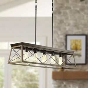 Briarwood Collection 5-Light Coastal Chandelier Light Antique Bronze