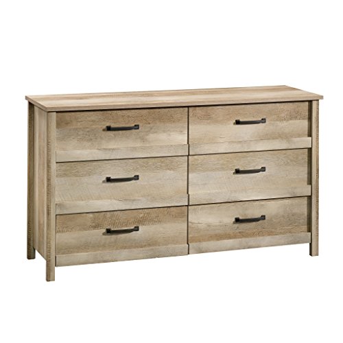 Sauder Cannery Bridge 6-Drawer Dresser, Lintel Oak finish