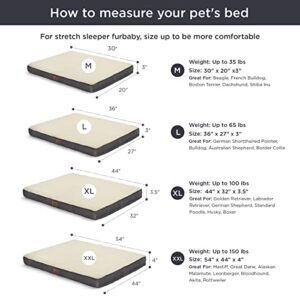 Bedsure Large Dog Bed for Large Dogs - Big Orthopedic Dog Beds with Removable Washable Cover, Egg Crate Foam Pet Bed Mat, Suitable for 50 lbs to 100 lbs