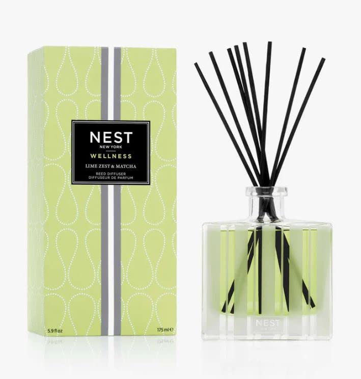 NEST New York Lime Zest & Matcha Reed Diffuser