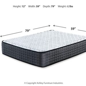 Signature Design by Ashley Limited Edition 11 Inch Firm Hybrid Mattress, CertiPUR-US Certified Gel Foam, Queen