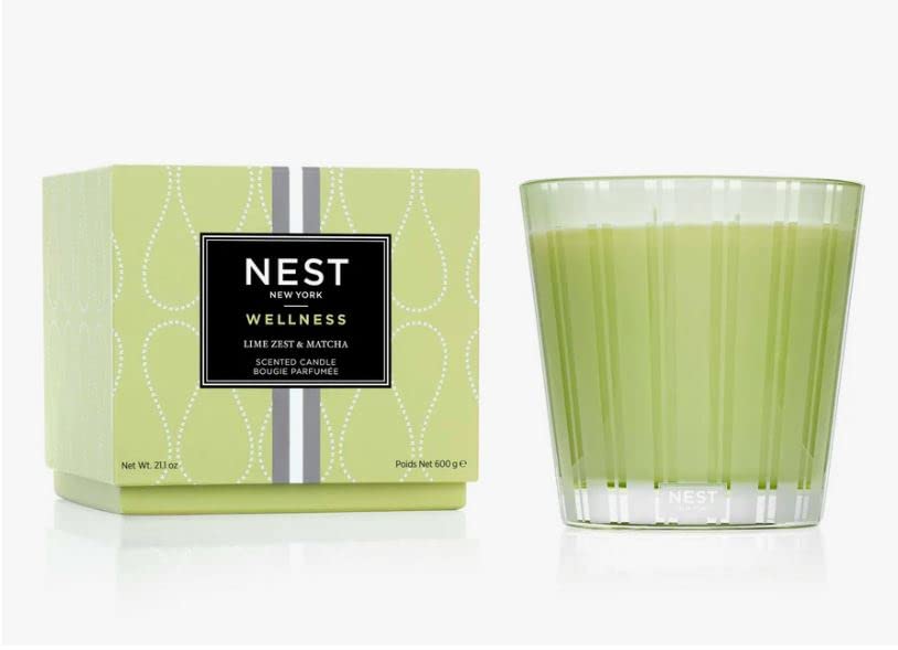 NEST New York Lime Zest & Matcha 3-Wick Candle