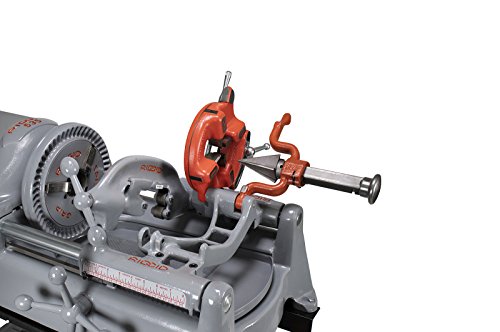 RIDGID® 535 V1 Pipe Threading Machine with Universal Cart 811A Die Heads Alloy Steel Dies and 70830 Dark Oil (Renewed)