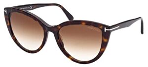 sunglasses tom ford ft0915 isabella-02 52f woman sunglasses color havana brown lens size 56 mm