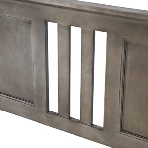 Christopher Knight Home Valentina Acacia Wood Queen Bed Platform, Gray