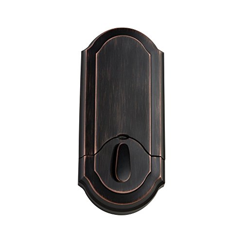 Kwikset 909 SmartCode Electronic Deadbolt featuring SmartKey in Venetian Bronze