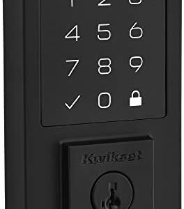 Kwikset 9270CNT-514S Kwikset 9270CNT-S SmartCode Deadbolts Touchscreen Single Cylinder Keyless Entry Deadbolt with UL Fire Rating and Smartkey Technology