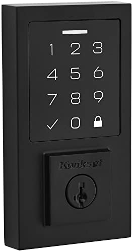 Kwikset 9270CNT-514S Kwikset 9270CNT-S SmartCode Deadbolts Touchscreen Single Cylinder Keyless Entry Deadbolt with UL Fire Rating and Smartkey Technology