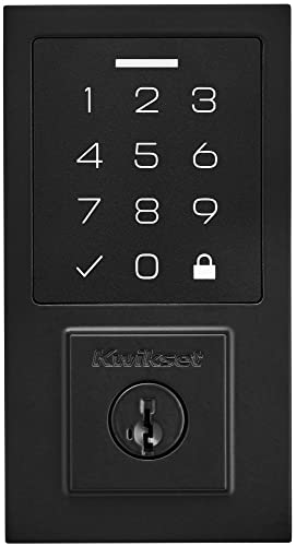 Kwikset 9270CNT-514S Kwikset 9270CNT-S SmartCode Deadbolts Touchscreen Single Cylinder Keyless Entry Deadbolt with UL Fire Rating and Smartkey Technology