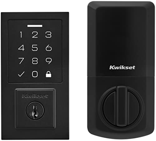 Kwikset 9270CNT-514S Kwikset 9270CNT-S SmartCode Deadbolts Touchscreen Single Cylinder Keyless Entry Deadbolt with UL Fire Rating and Smartkey Technology