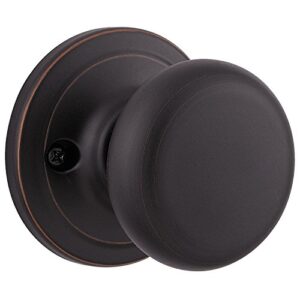 kwikset juno half-dummy knob in venetian bronze – 97880-669