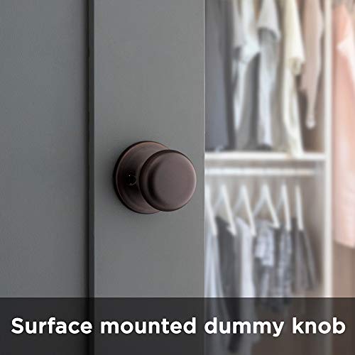 Kwikset Juno Half-Dummy Knob in Venetian Bronze - 97880-669