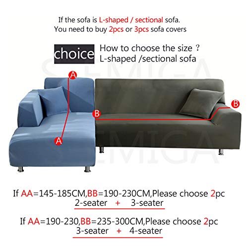 HUIJIE Sofa Slipcovers Sofa Cover,Universal High Elasticity Non-Slip Couch Slipcover Sleepy Cat Printed Sofa Cover,Modern Chair Cover Furniture Protector Christmas Decor,4,Seater 235,300Cm