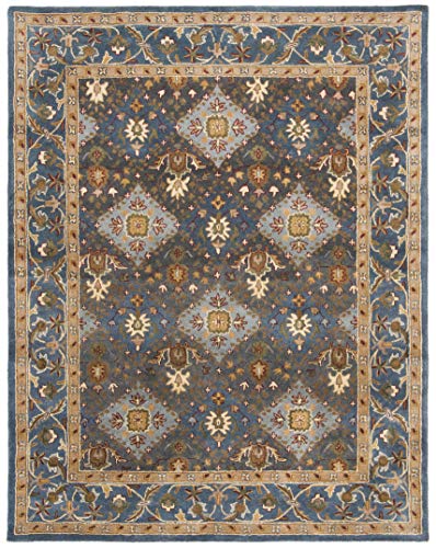 SAFAVIEH Antiquity Collection 6' x 9' Blue AT57A Handmade Traditional Oriental Premium Wool Area Rug